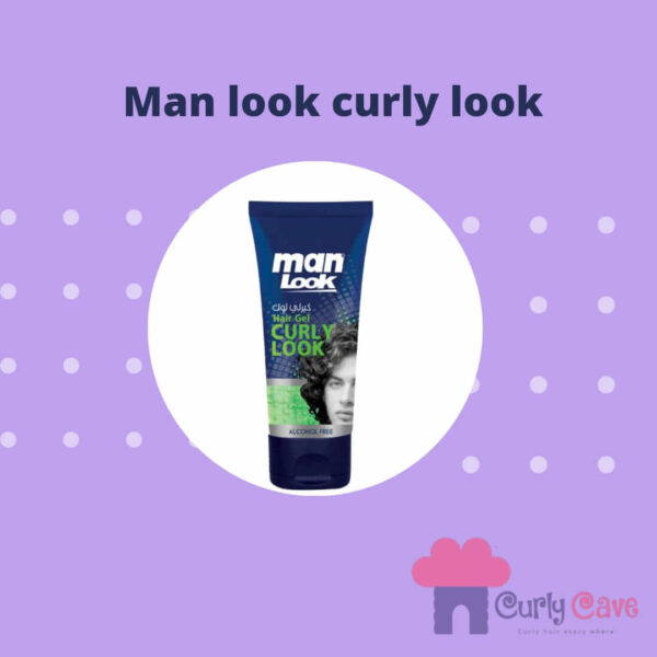 Man Look Hair Gel Curly Look ( 250ml )مان لوك جل خالي من الكحول للشعر ...