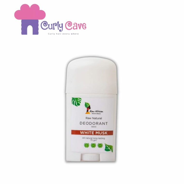 Raw African Deodorant White Musk (75ml) مزيل العرق بالمسك الابيض من رو ...