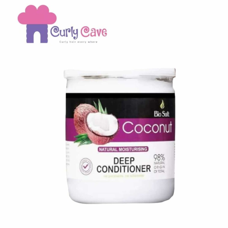 Bio Soft Coconut Deep Conditioner (650ml)حمام كريم يايو سوفت بجوز الهند ...