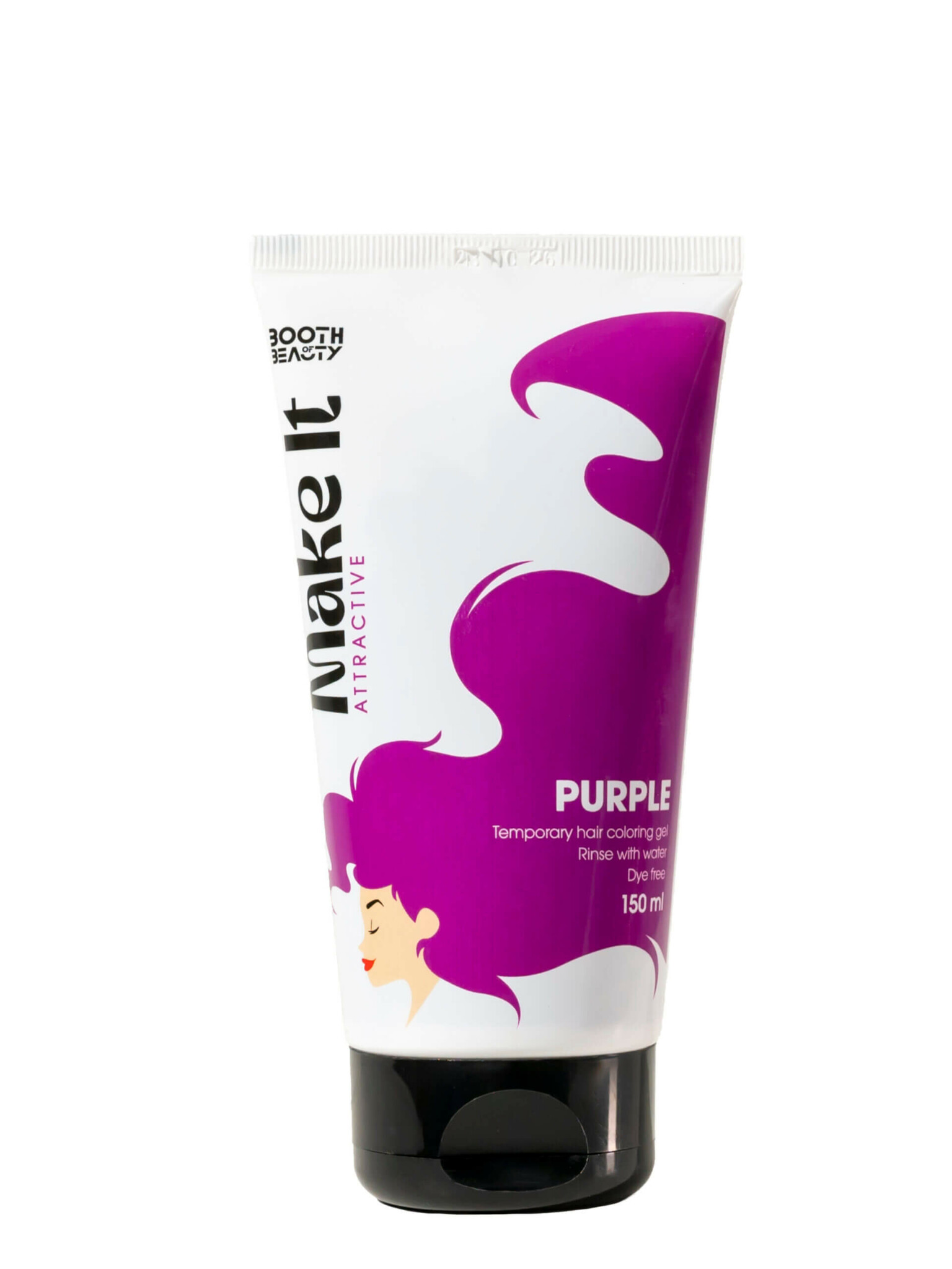 Make it attractive purple gel 150ml - Curly Cave